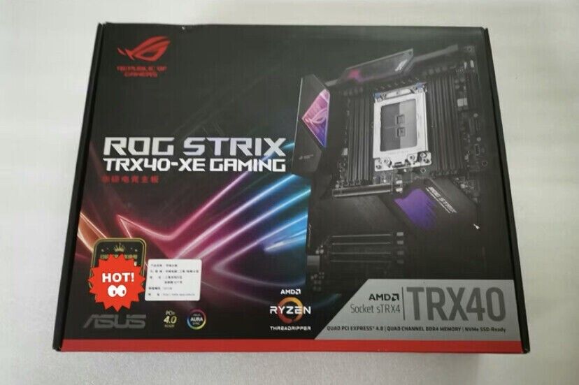 ASUS ROG STRIX TRX40-XE GAMING Suppt AMD Ryzen Threadripper 3960x/3970x ...