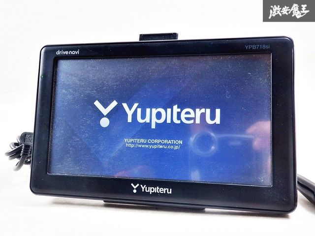保証付 YUPITERU ユピテル ポータブルナビ メモリーナビ 7インチ YPB718Si 地図データ 2013年 ワンセグ内蔵 カーナビ 即納 棚 - メルカリ