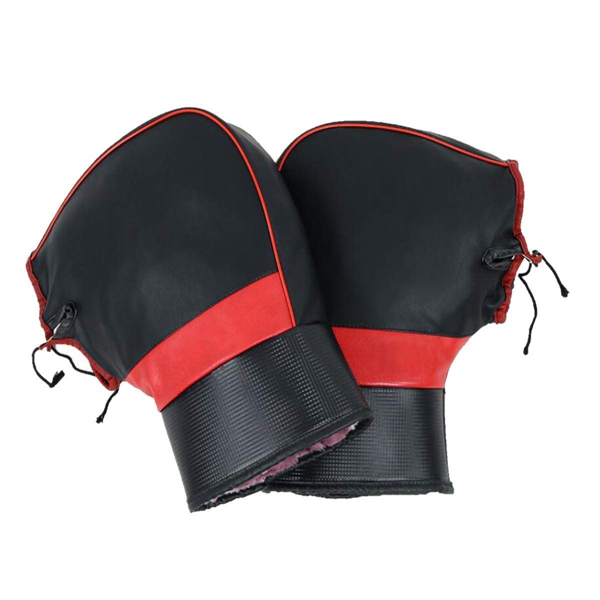 バイク用ハンドルカバー zmayastar 防寒ハンドルカバー 防水 防風 手袋 バイク 自転車 汎用 冬用グローブ 保温性スクーターハンドル ...