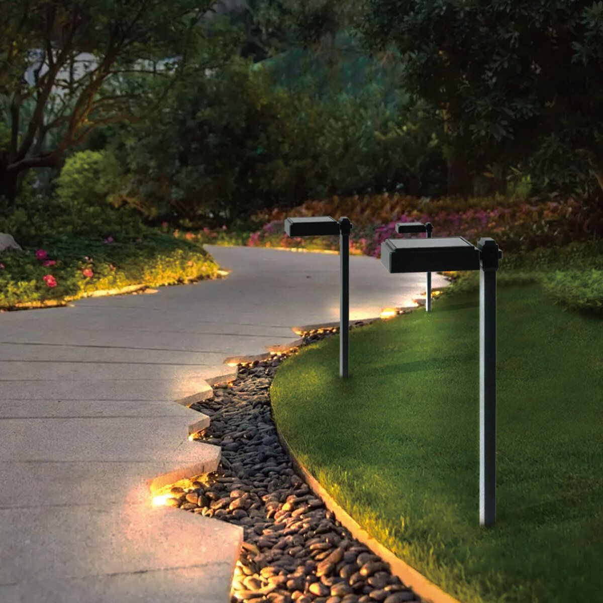 コストコ直仕入!dais LEDソーラーガーデンライト4本セット ct68700 - メルカリ