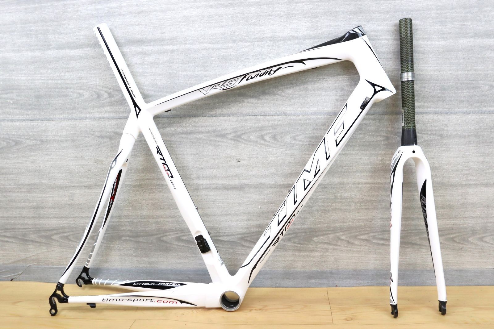 新品未使用 レア 2012 TIME VRS FLUIDITY タイム VRSフルイディティ サイズS 電動変速専用 フルカーボン フレーム ...