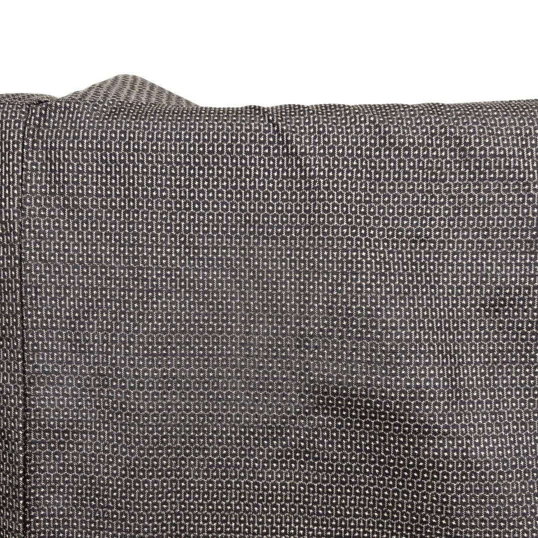 平和屋着物○男性 紬 アンサンブル 亀甲絣 証紙付き 正絹 逸品 AAAV9071np