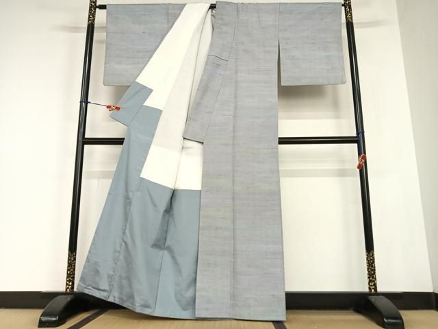 平和屋着物○紅花紬 米沢 横段文 正絹 逸品 AABC0115zg - メルカリ