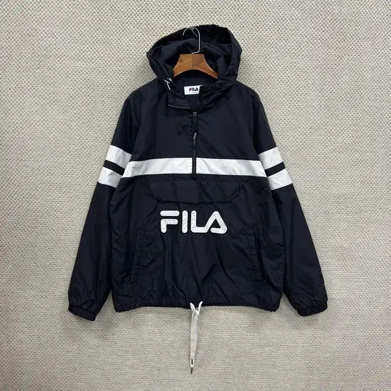 FILA(フィラ) ビッグロゴ アノラック ハーフジップ ウインドブレーカー 100 D10730 - メルカリ