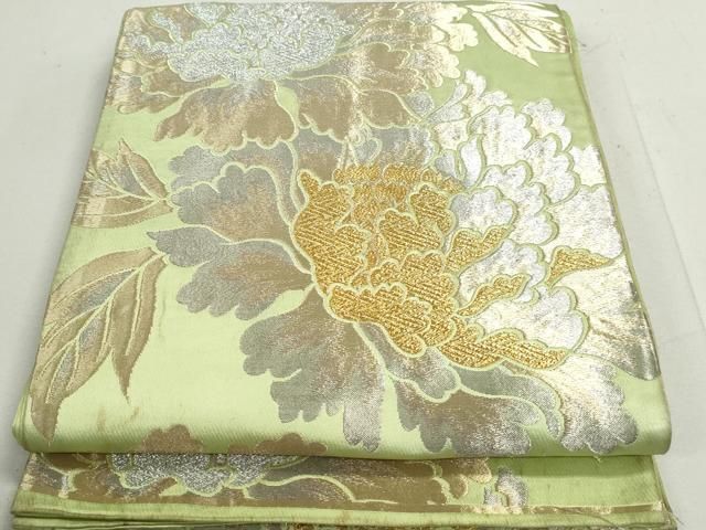 平和屋着物◎六通柄袋帯 草花文 金銀糸 正絹 逸品 DAAX7677qa - メルカリ