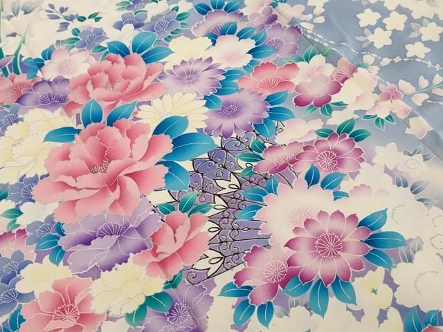 平和屋着物○紅花紬 米沢 横段文 正絹 逸品 AAAY6484zg