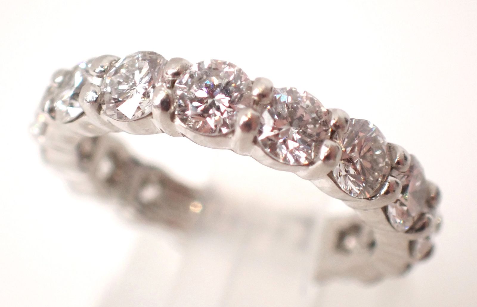 美品 箱付き HARRY WINSTON(ハリーウィンストン) フルエタニティリング Pt950 4.6g 5号 ダイヤモンド プラチナ 結婚指輪 レディース - メルカリ