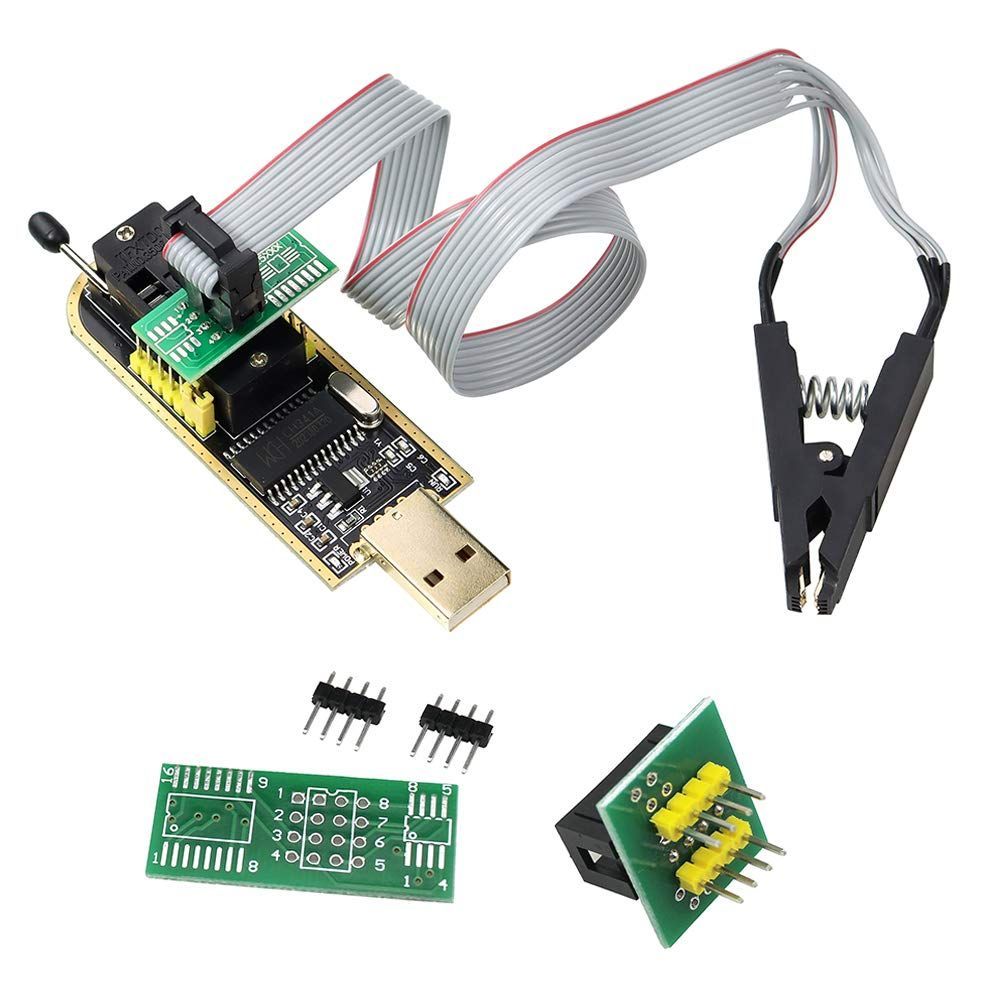 【特価商品】KeeYees CH341A ROMライター SPI Flashライター 24 25シリーズ EEPROM BIOS プログラマー USB-TTLコンバータ + SOP8 IC ...