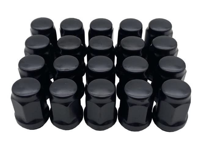 【Deepa】M14×1.5 ホイールナット 20個 19HEX 社外ホイール用 袋タイプ レクサス タンドラ ランドクルーザー セコイア LS460 LS600 LX570 (ブラック ...