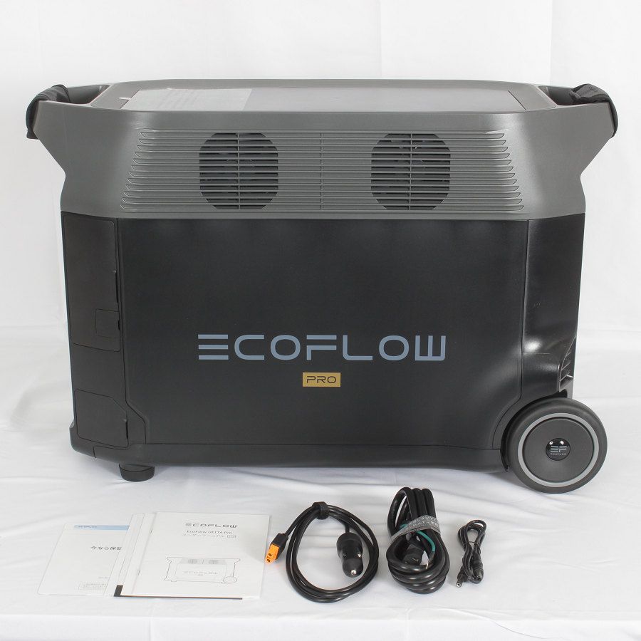 EcoFlow DELTA Pro DELTAPRO-JP EFD500 ポータブル電源 3,600Wh / 1,125,000mAh デルタ ...
