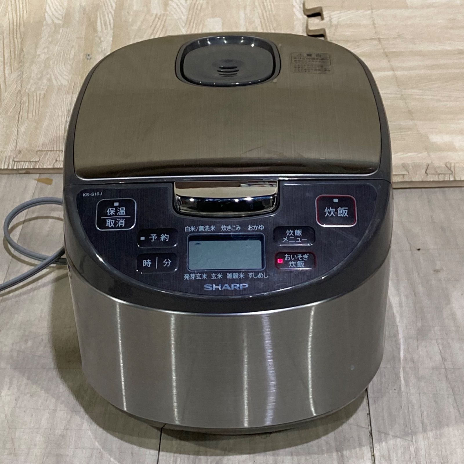SHARP シャープ ジャー炊飯器 KS-S10J-S 2019年 - コアラショップ - メルカリ