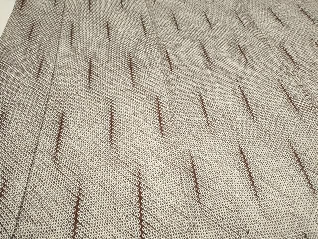 平和屋着物○絞りの開祖 竹田庄九郎 上質な小紋 総絞り 吉祥文 正絹