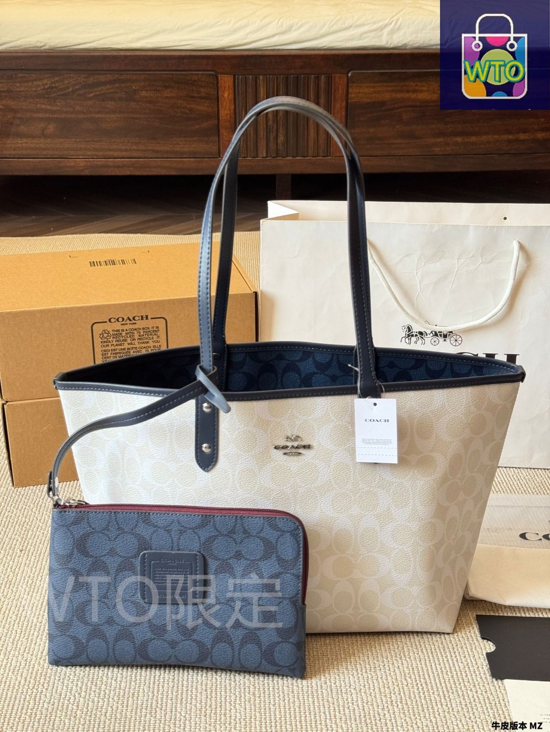 【今日特価】Coach コーチ シティトート クラシックシリーズ 高級感ロゴと多用途性を備えたデザイン - メルカリ
