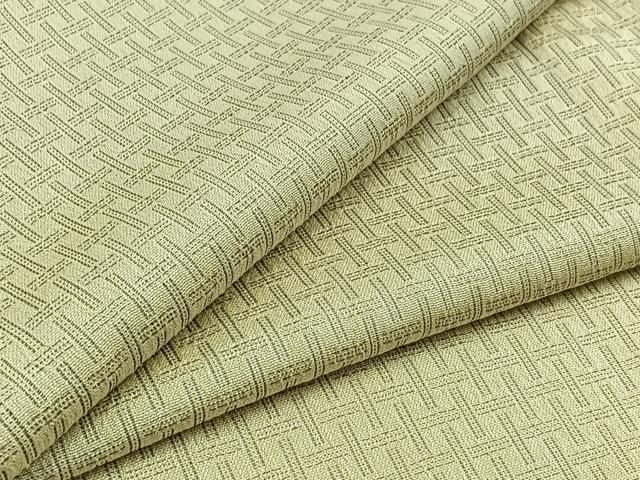 平和屋着物▽上質な小紋 単衣 麻の葉文様 正絹 逸品 AAAZ1551fy 平和屋