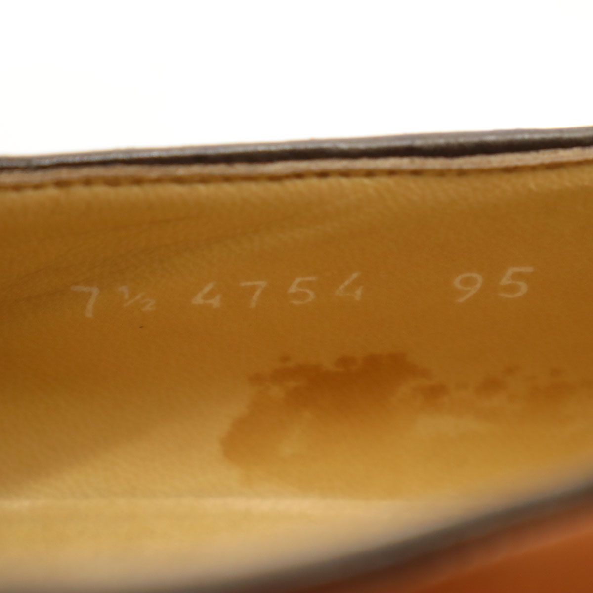 MORESCHI モレスキー イタリア製 ビジネスシューズ 71/2 キャメル
