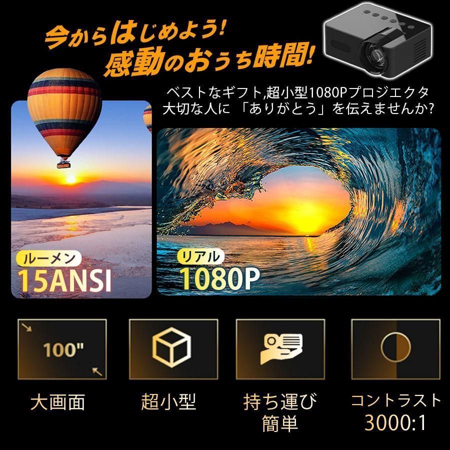プロジェクター 家庭用 小型 ビジネス モバイル 高画質 スマホ iPhone