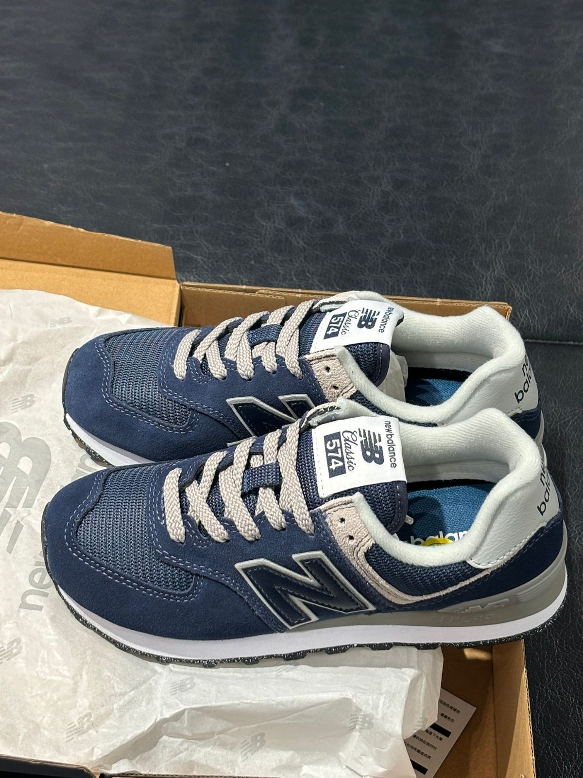 ニューバランス 574 スニーカー メンズ New Balance Ml574 ネイビー 紺 靴 シューズ Ml574evn メルカリ