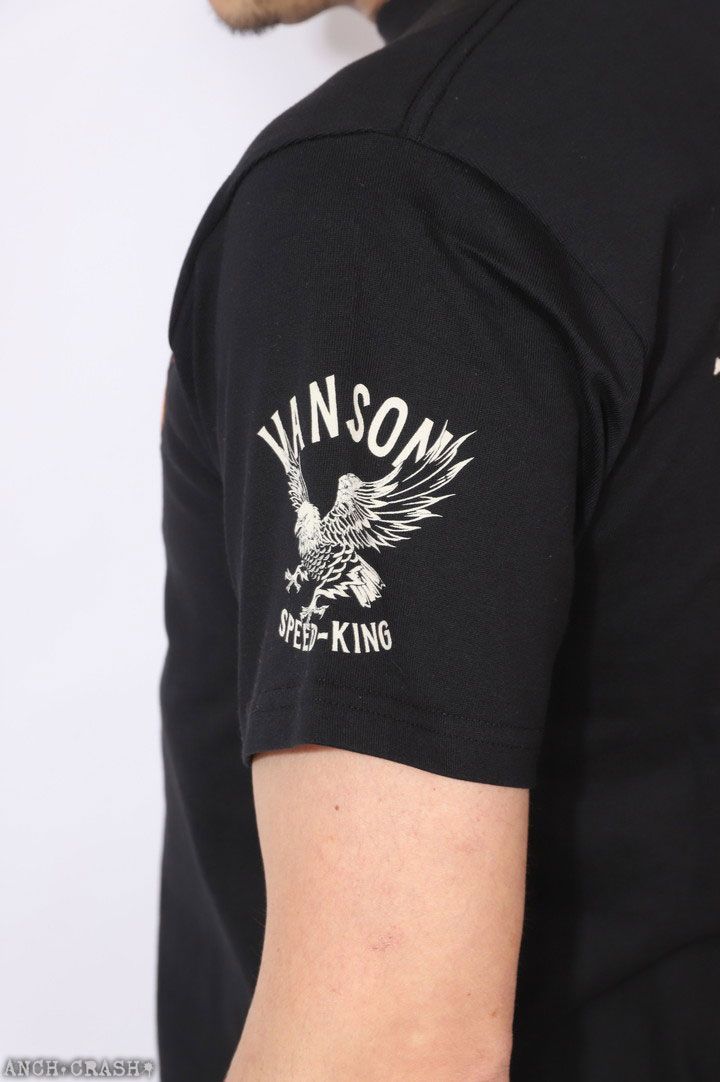 VANSON イーグル フレア 半袖Tシャツ NVST-2508 バンソン 刺繍 - メルカリ