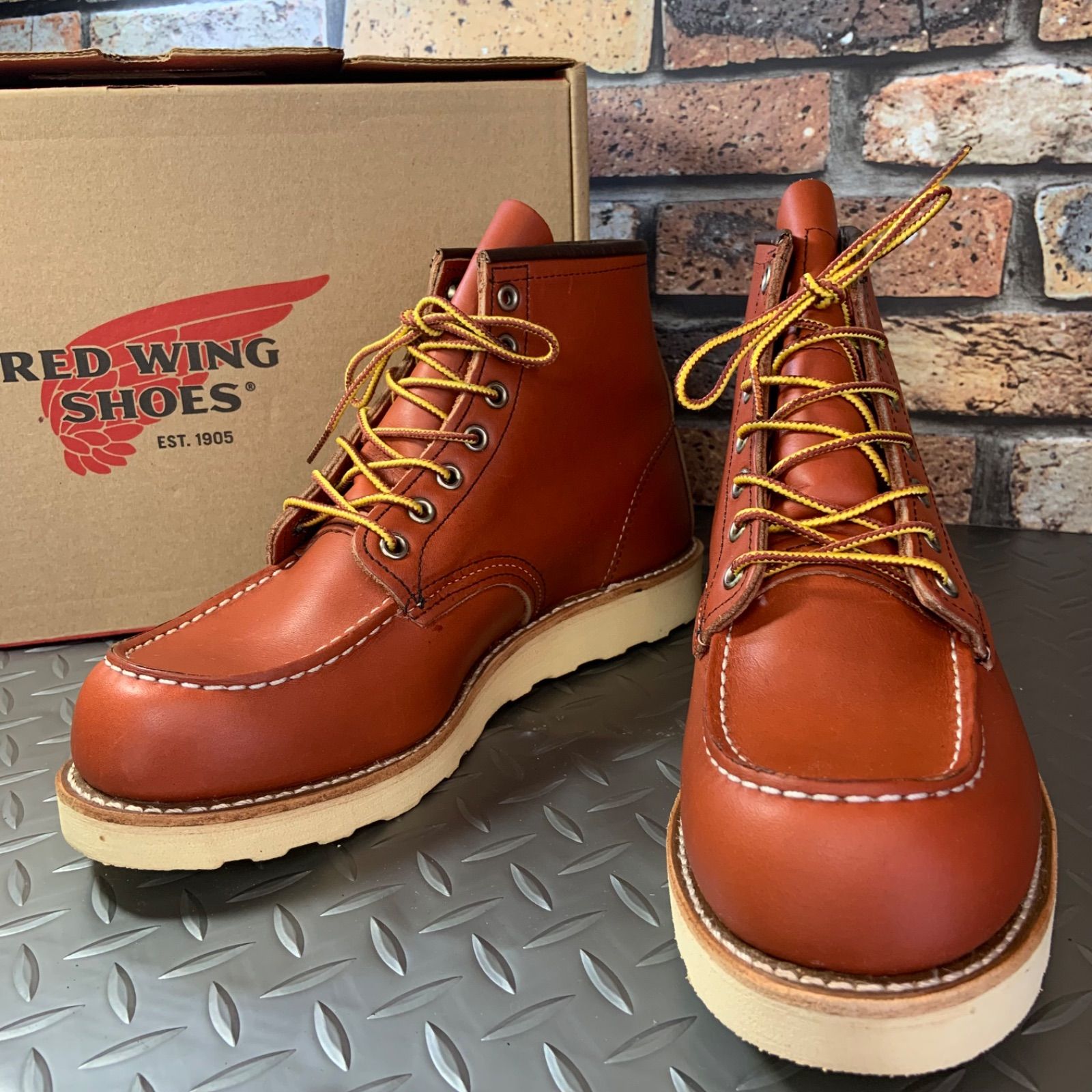 ☆REDWING 8875 モックトゥワークブーツ US7.5E （24C3） レッドウイング アメリカ製 新品 - メルカリ