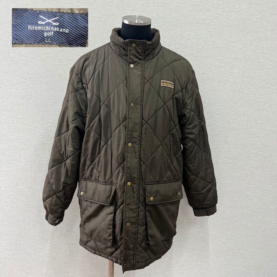 hiromichi nakono golf ヒロミチナカノ ゴルフ キルティングジャケット 中綿ジャケット - メルカリ