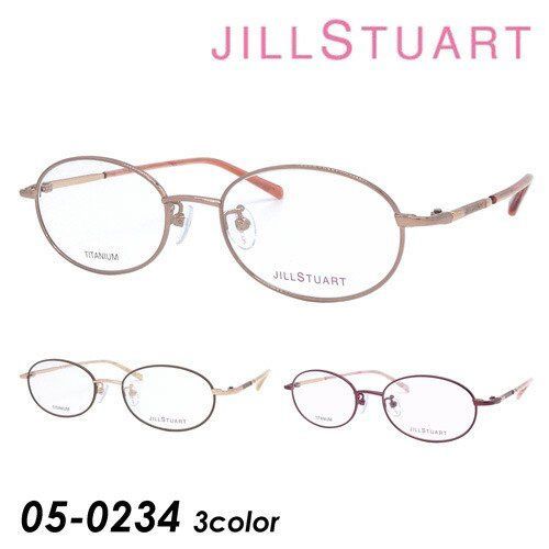JILL STUART ジルスチュアート メガネ 05-0234 C01/C02/C03 50mm TITANIUM チタン 3color - メルカリ