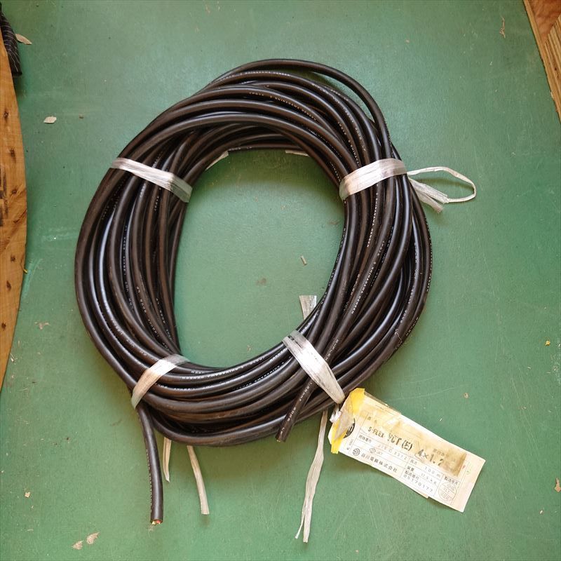 S-FLEX,VCTケーブル,4X1.25sq,黒,品川電線,22m - メルカリ