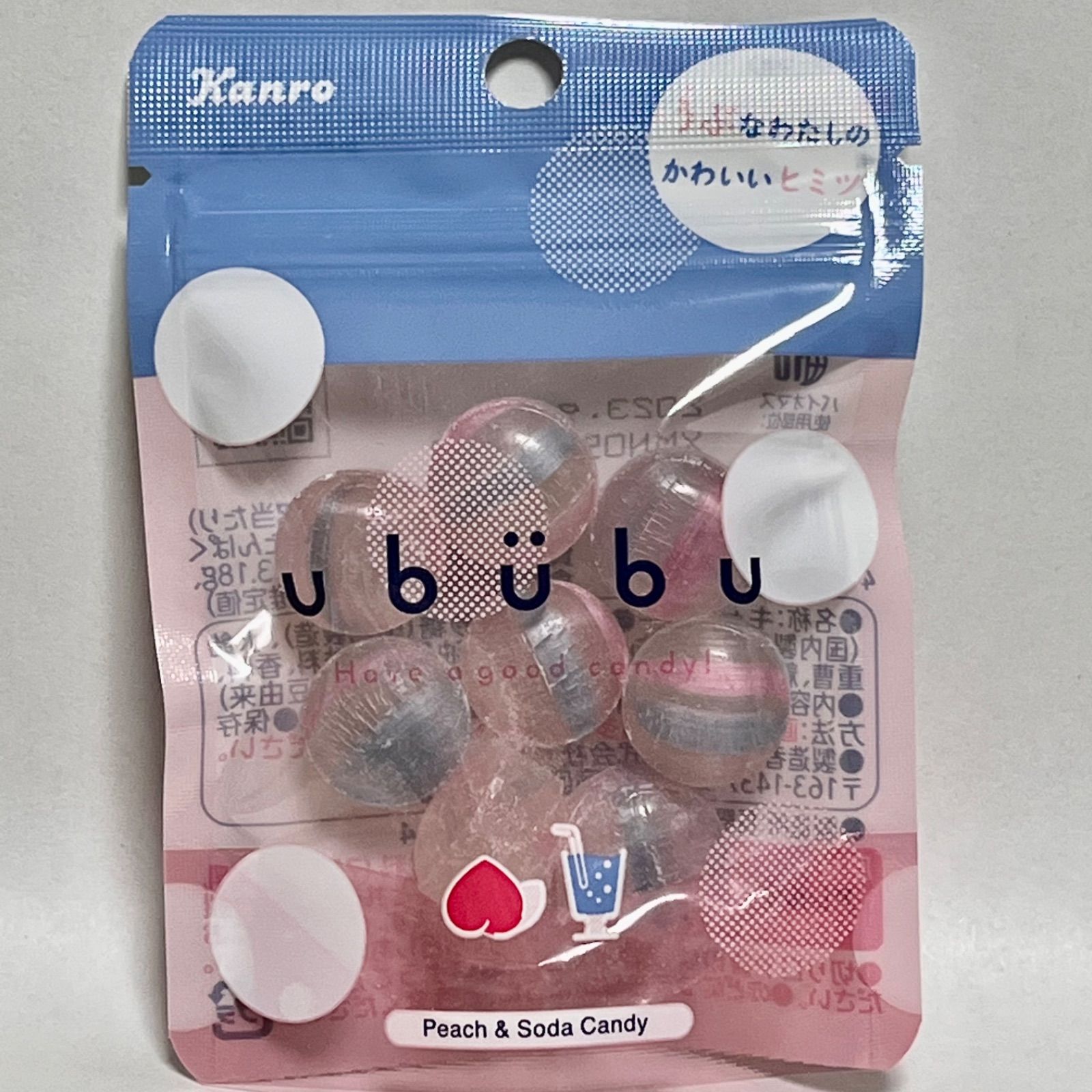 【小袋飴】 kanro ububu うぶぶ ピーチソーダ味 16袋セット - メルカリShops
