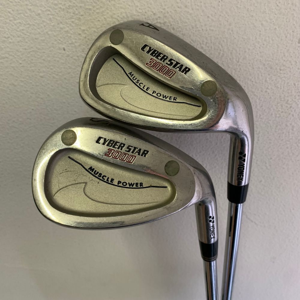 YONEX CYBER STAR 3000 MUSCLE POWER AW SW アプローチ サンド ウェッジ Golf Club Super ...