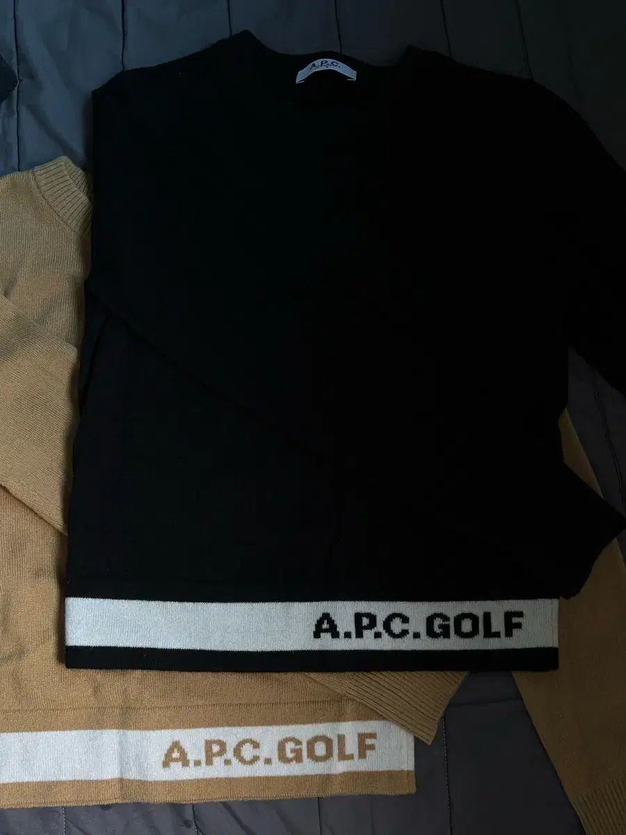 APC golf アペス ゴルフウェア ニット - メルカリ