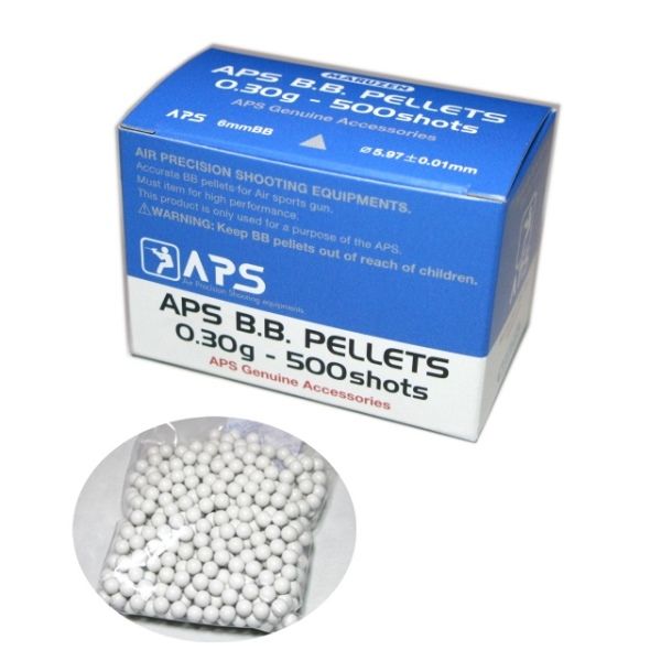 APS BB弾 0.30g 500発 超精密 APS シューティング弾 マルゼン - メルカリ