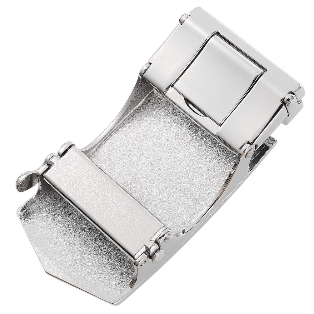 【迅速発送】FleurUneffe メンズ レディース ベルト ゴルフ ベルト おしゃれ 白帯 白ベルト 120cm帯 帯カット可能 サイズ調整自由 穴無し オートロック PUレザー 革 ...