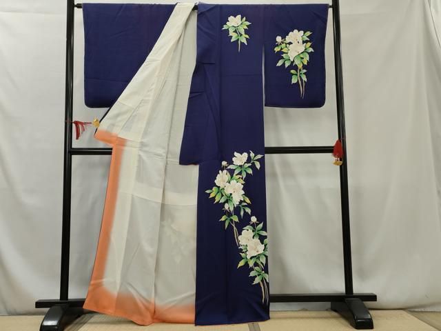 平和屋着物○訪問着 友禅 作家物 人物枝蕾文 正絹 逸品 CAAW3875vf