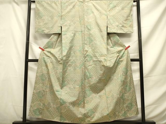 平和屋着物□本場大島紬 7マルキ 吉祥花文 吉田織物謹製 証紙付き