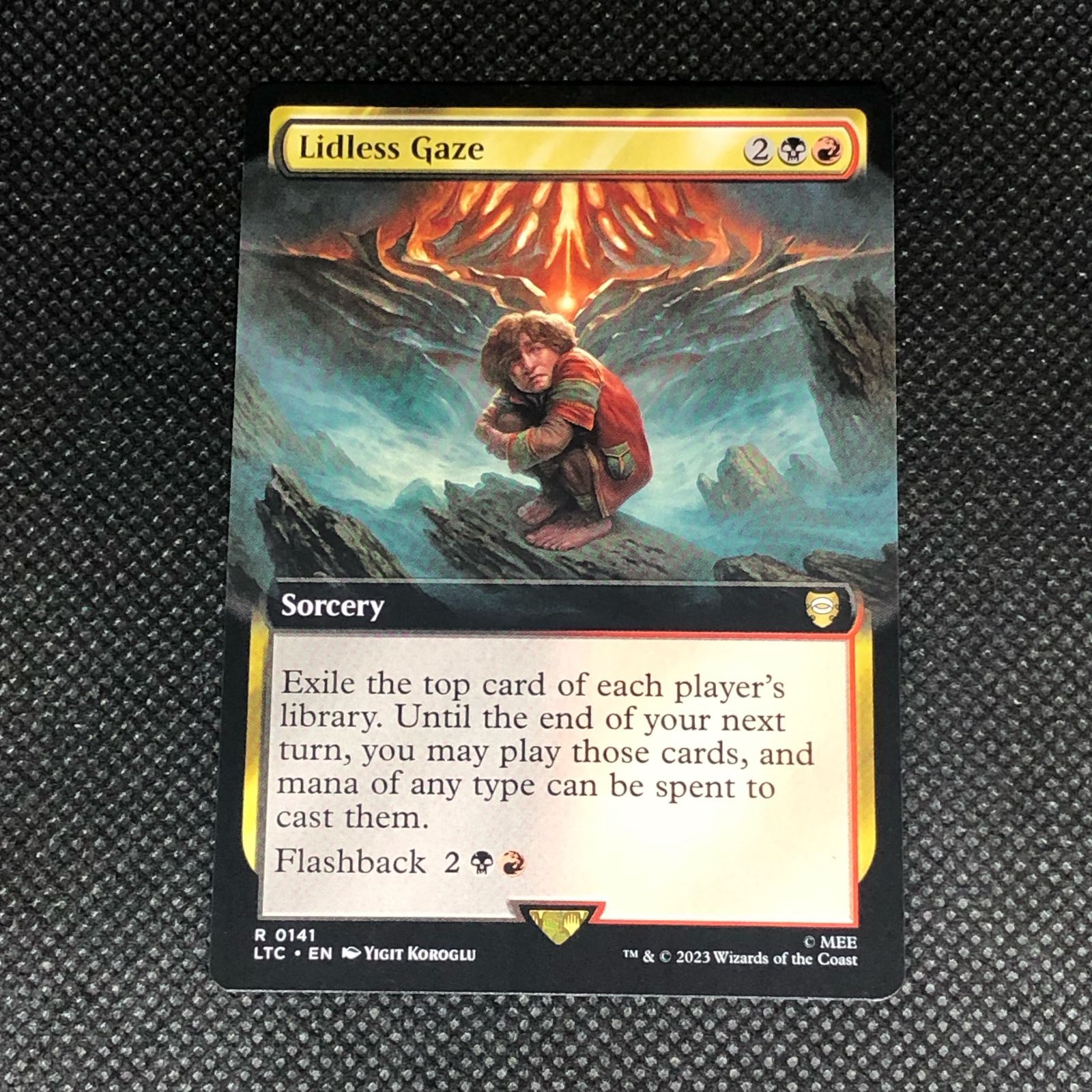 MTG まぶた無き御目の凝視 英語版 拡張アート 1枚 - メルカリ