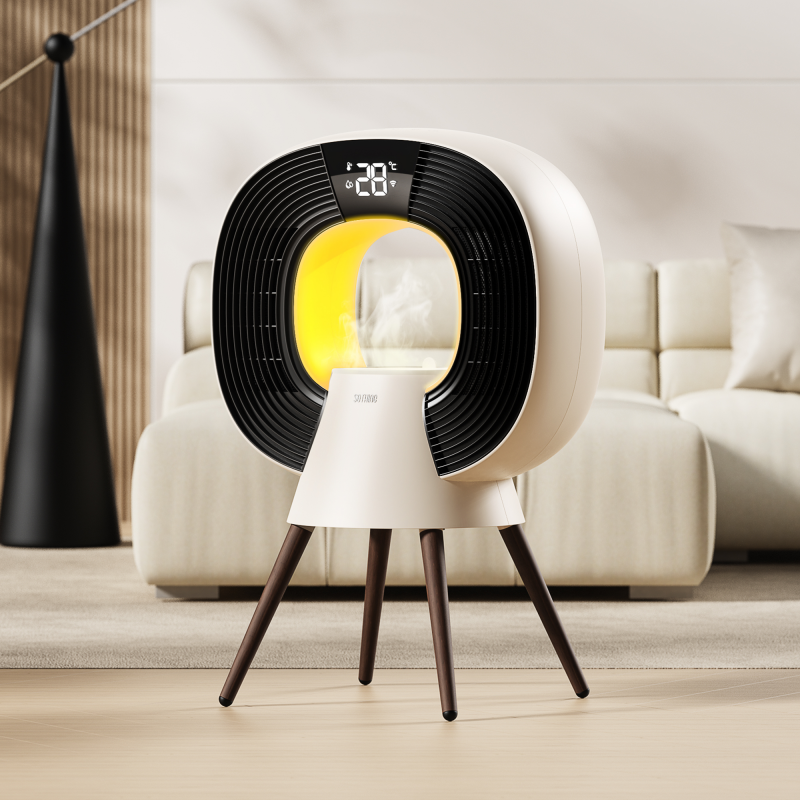 TEKNOS タオルハンガー付きオイルヒーター TOH-1200(中古品)