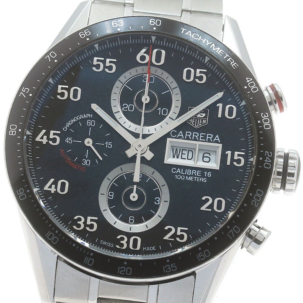 タグホイヤー TAG HEUER CV2A10.BA0796 カレラ キャリバー16 クロノグラフ デイデイト 自動巻き メンズ保証書付き ...