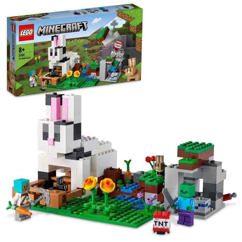 レゴ(LEGO) マインクラフト ウサギ牧場 21181 おもちゃ ブロック プレゼント テレビゲーム 動物 どうぶつ 男の子 女の子 8歳 ...