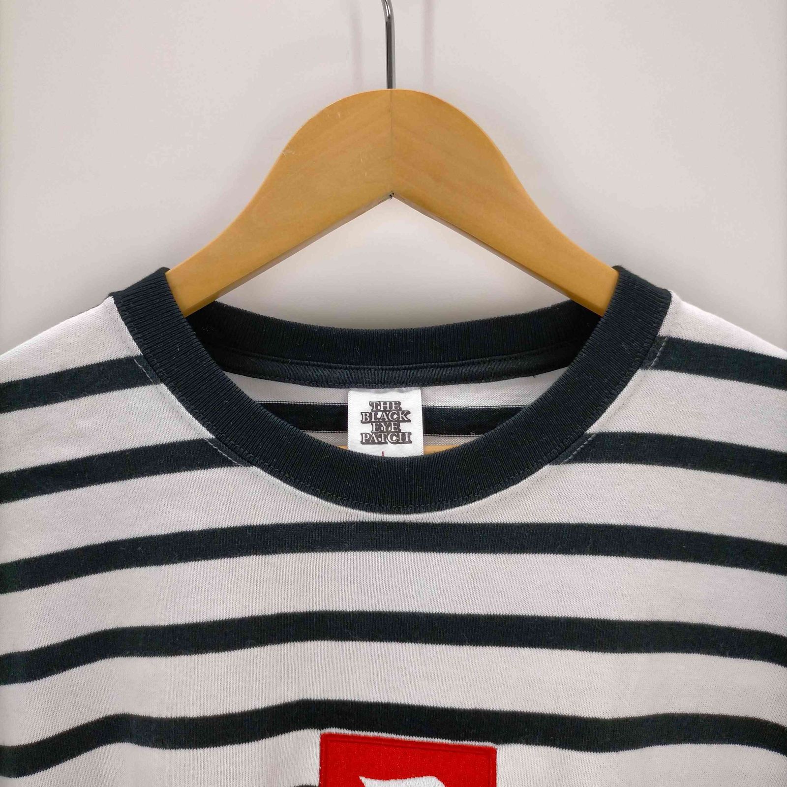 ザブラックアイパッチ THE BLACK EYE PATCH HWC LABEL STRIPED L/S TEE