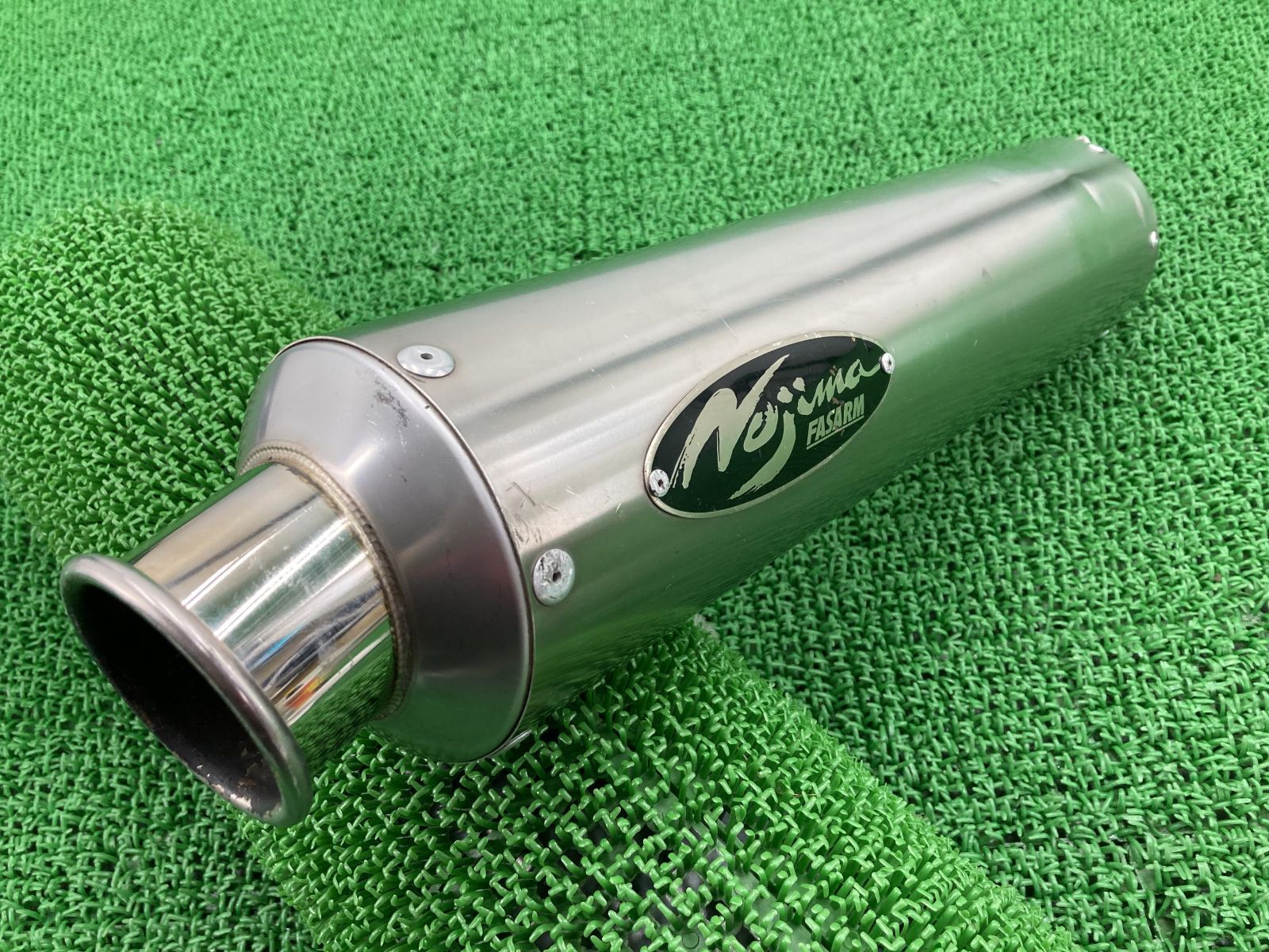 ノジマ製ZRX1200R ZRX1200S サイレンサーマフラー 06429007 純正 中古 バイク 部品 ZRT20A ファサーム NOJIMA FASARM チタン 車検 Genuine ...