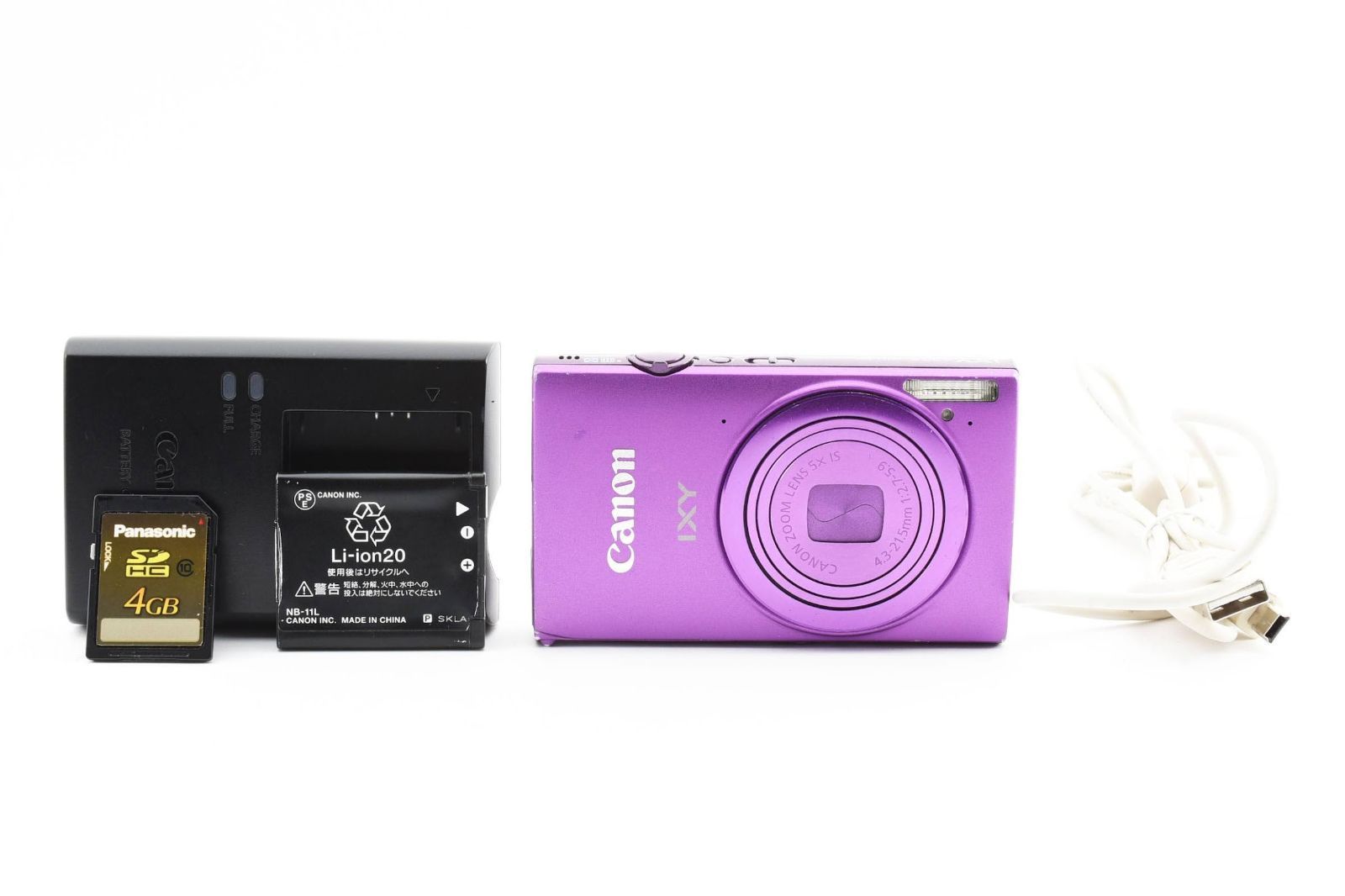 キヤノン IXY 430F IXUS 245HS パープル 16.1MP コンパクトデジタルカメラ[美品 説明文要確認] - メルカリ