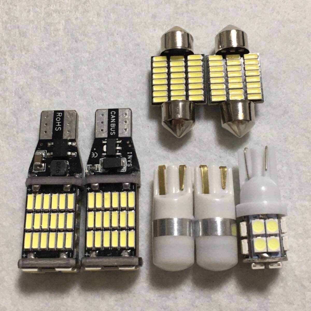 鬼爆光！7個セット クロスビー CBZK CBZL T10 LED 室内灯 ナンバー灯 ルームランプセット ホワイト スズキ カー用品 - メルカリ