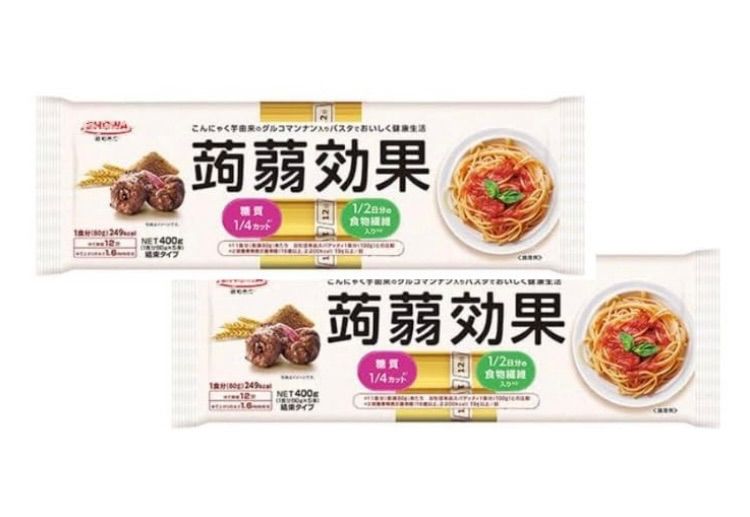 SHOWA 蒟蒻効果 400g (80g × 5束) 2袋セット こんにゃく パスタ スパゲッティ - メルカリ