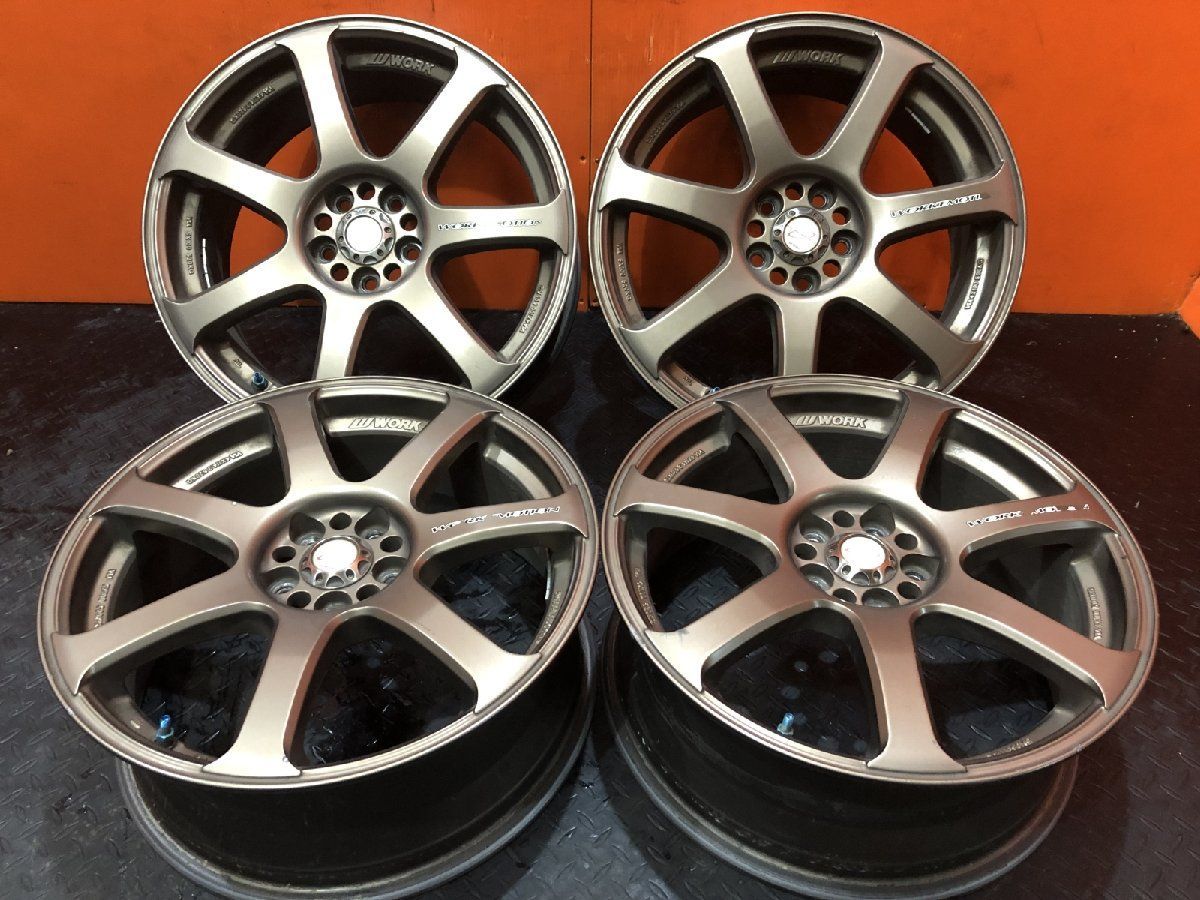 WORK EMOTION XT7 ワーク エモーションXT7 17インチ 7J5HPCD100+42 ブロンズ カローラスポーツ プリウス ...