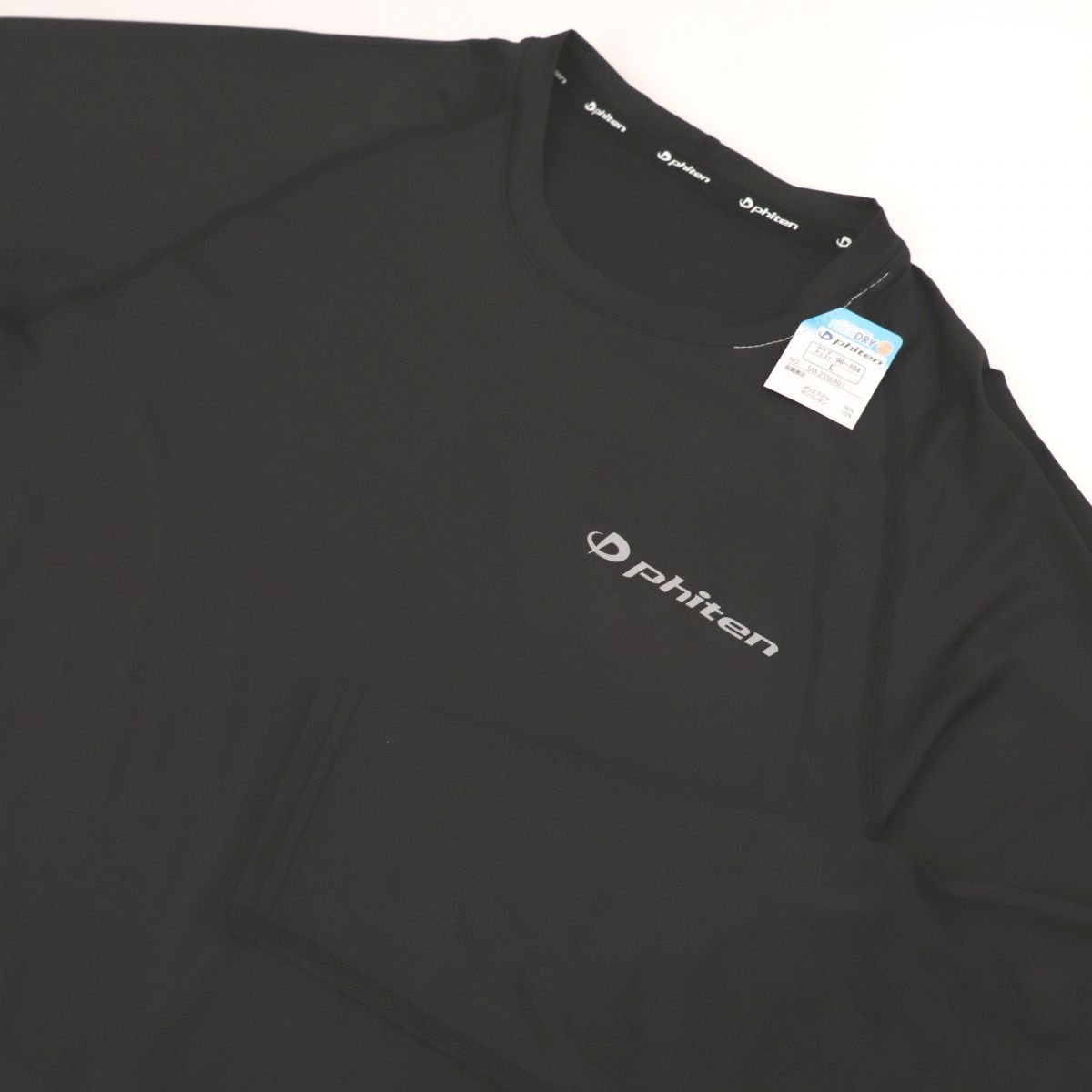 送料390円可能商品 ファイテン Phiten コラボ 新品 メンズ DRY UV アクアチタン インナー 長袖 シャツ 黒[SM25S6401-BLK-LL] 三 参★QWER - メルカリ