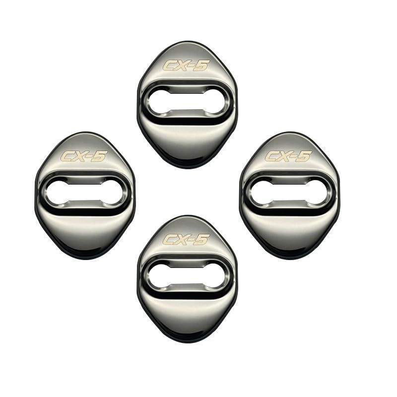 OKAYOHINN マツダ CX-5専用 ストライカー カバー ドアロック カバー メッキ アクセサリー 内装 パーツ ステンレス 4PCS ...
