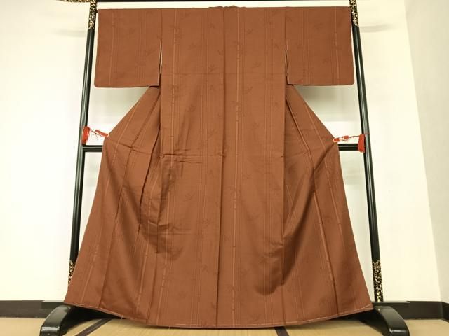 平和屋着物○お召 笹竹文 正絹 逸品 未使用 AAAT0649zg - メルカリ