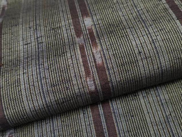 平和屋本店□極上 本場琉球絣 手おり 知念幸助作 やまと誂製 証紙付き