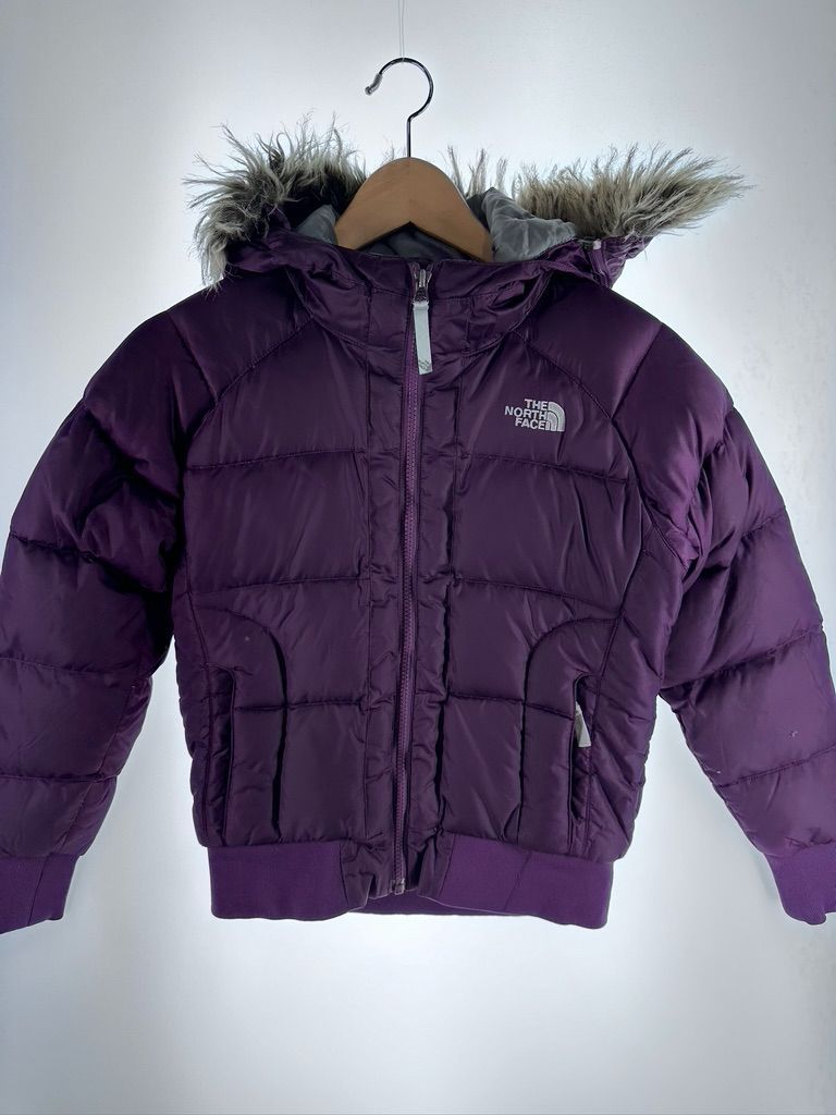 P0678 THE NORTH FACE ノースフェイス ダウンジャケット マウンテンジャケット ジャンパー 550フィル パープル 紫 ...