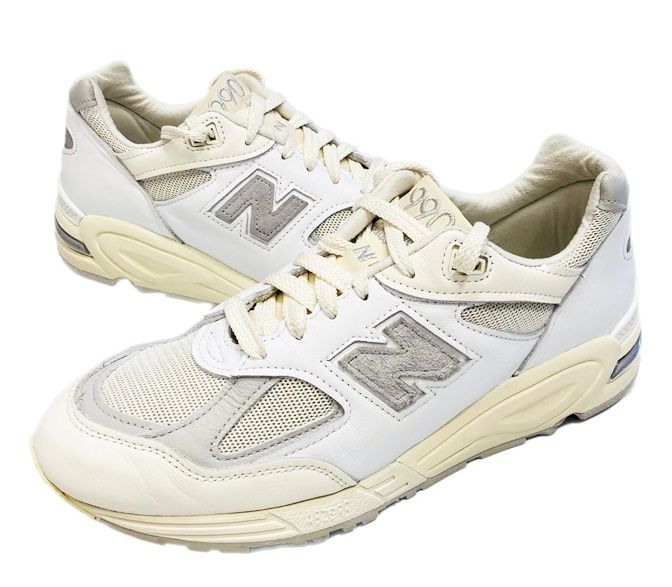 ニューバランス new balance 990V2 Sea Salt 990 シーソルト ローカットスニーカー ホワイト系 M990TC2 ...