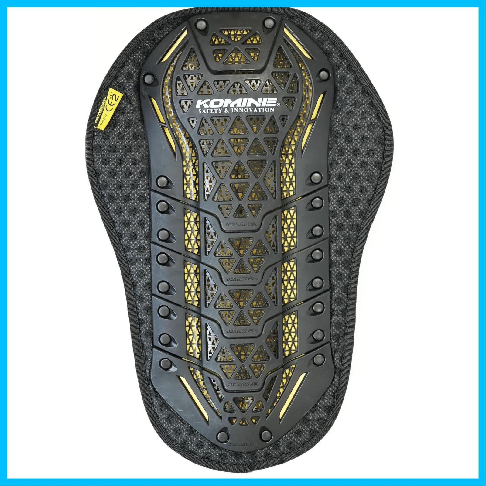 【特価セール】コミネ(KOMINE) バイク用 CEレベル2バックインナープロテクター ブラック L SK-829 1239 CE規格レベル2 ...